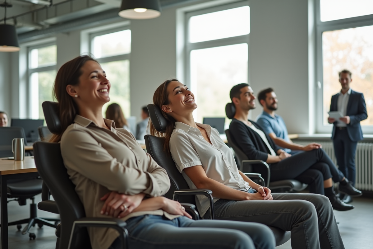 Les avantages du massage en entreprise - Nadoz